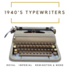 1940's Typewriters for Sale, My Cup Of Retro Typewriter Shop