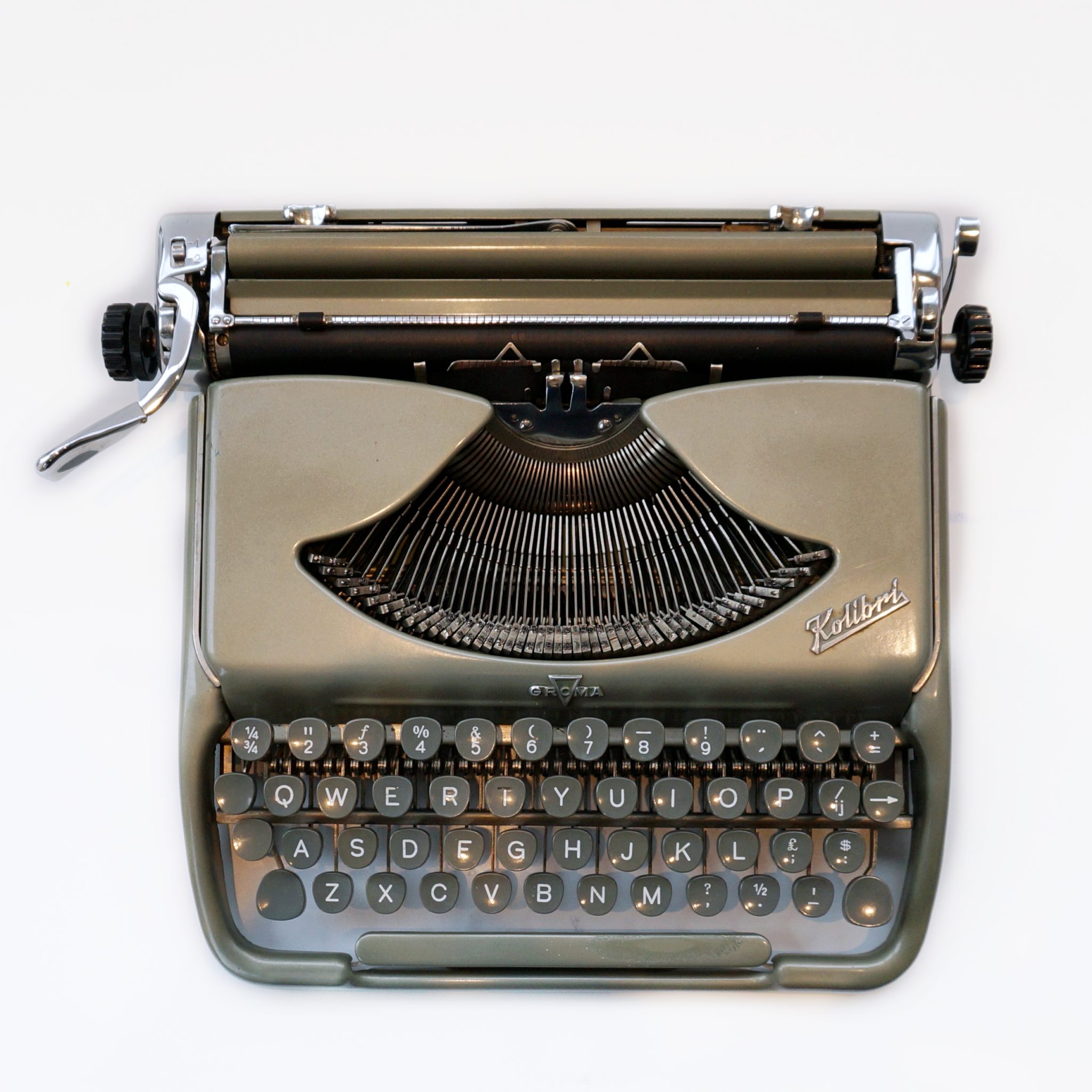 Groma Kolibri Typewriter For Sale - My Cup Of Retro Typewriter