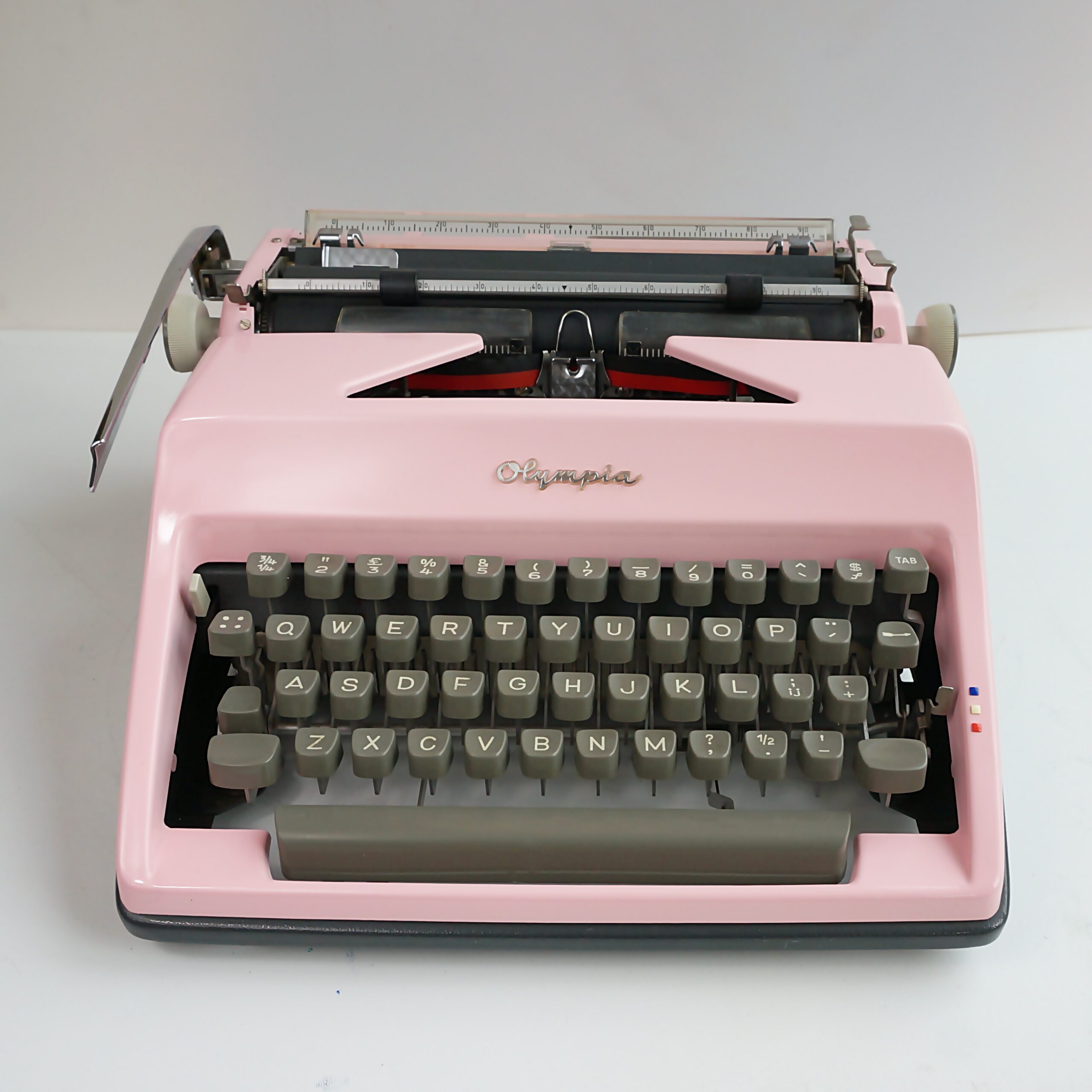 Pink Typewriter - Olympia SM9 For Sale - My Cup Of Retro Typewriter Store
