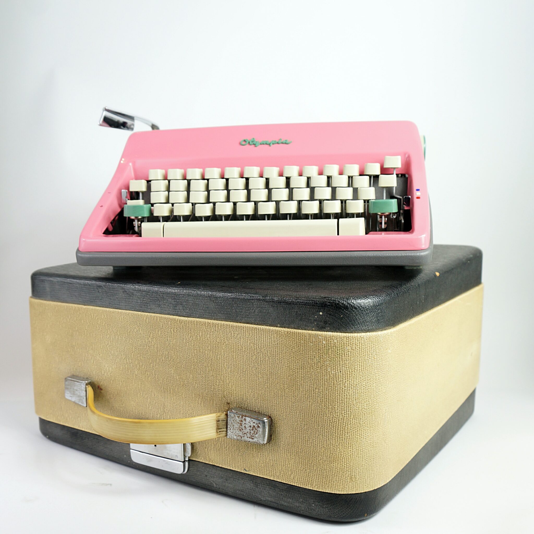 Pink Typewriter, Olympia SM8 For Sale - My Cup Of Retro Typewriter Store