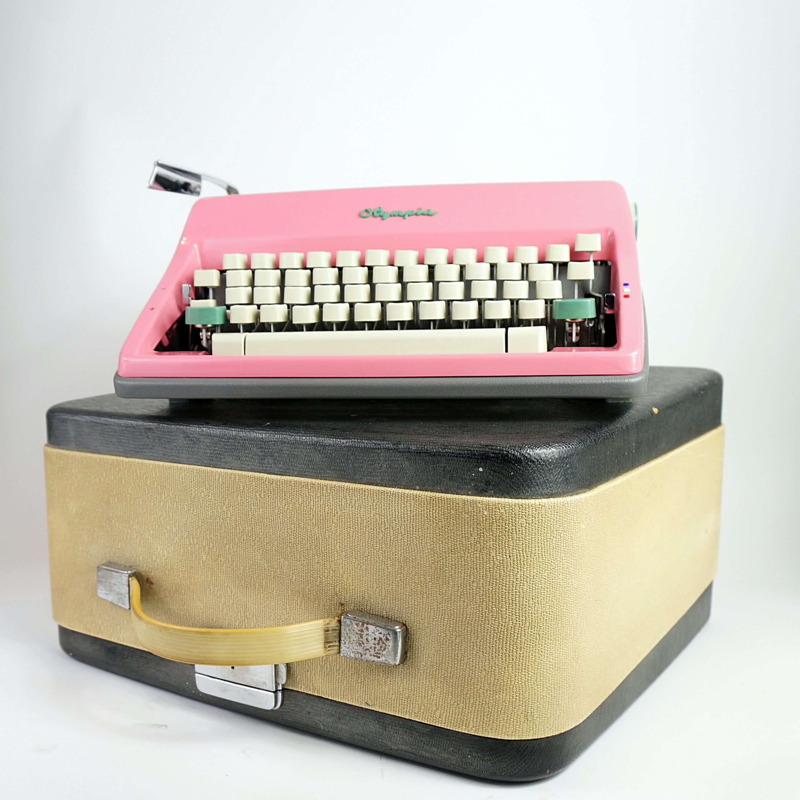 Pink Typewriter, Olympia SM8 For Sale - My Cup Of Retro Typewriter Store