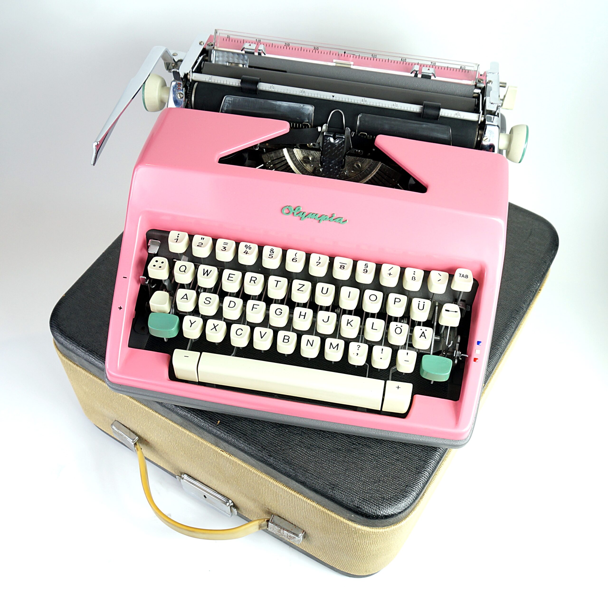 Pink Typewriter, Olympia SM8 For Sale - My Cup Of Retro Typewriter Store