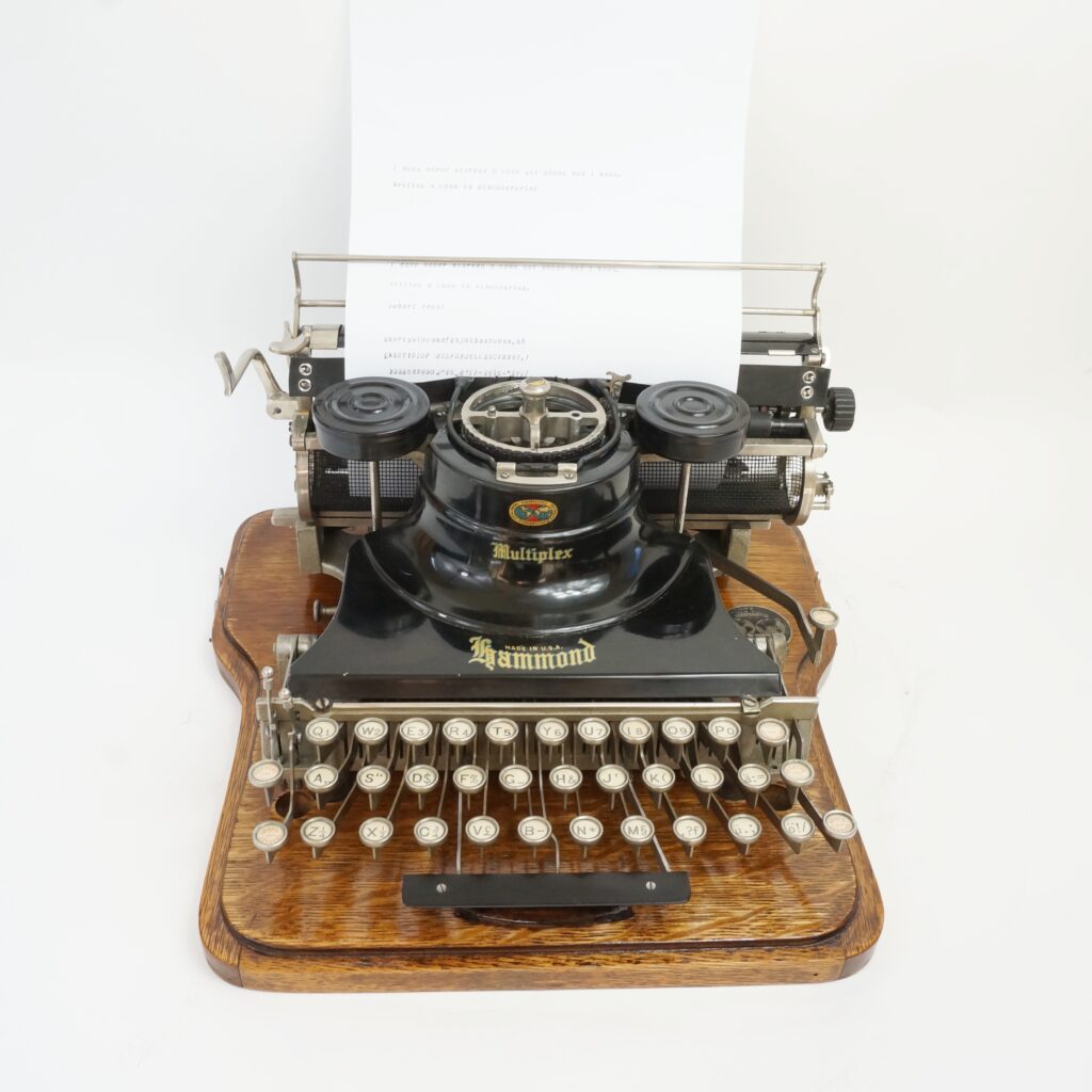 Hammond Multiplex Typewriter For Sale - My Cup Of Retro Typewriters