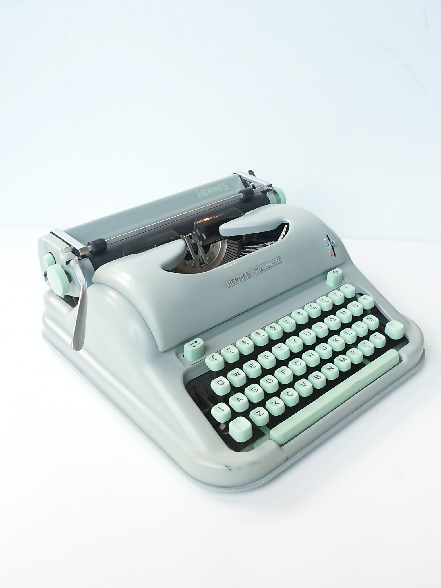 Hermes Media 3 Typewriter 1959 For Sale - My Cup Of Retro Typewriters